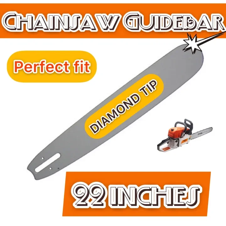 Guide Bar 22 inches Diamond Tip for Chainsaw | Lazada PH